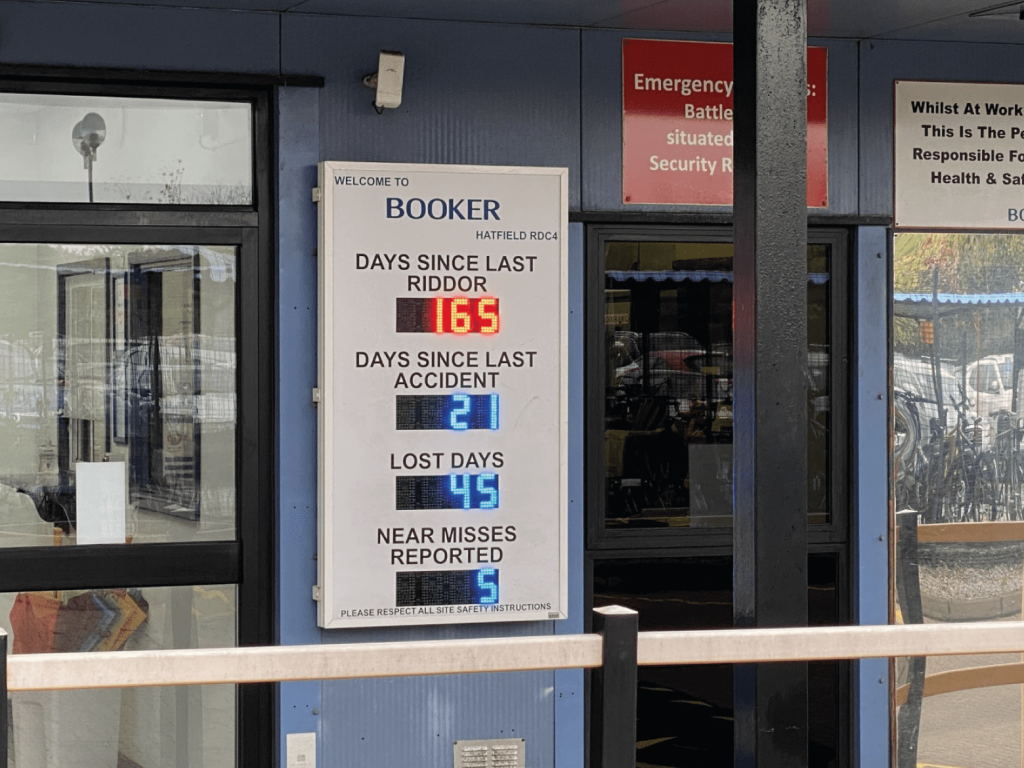 Days Since Last Accident Signs | LED Signage | Scanlite