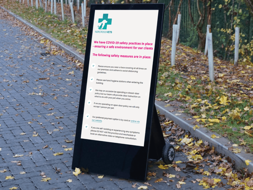 A-Boards | Custom Digital Signage | Scanlite