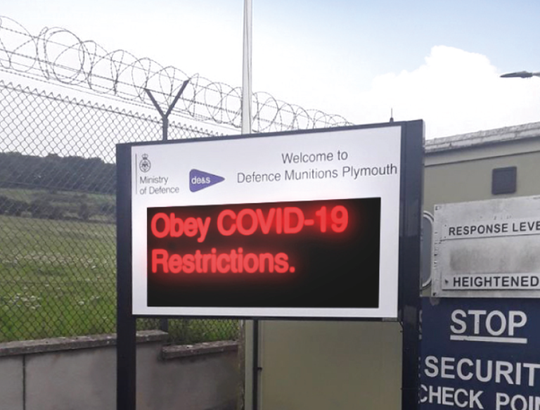 Digital Signage for the Military | Scanlite